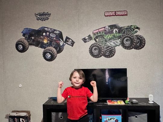 Monster Jam: Cartoon Trucks Wall Decal | Fathead Official Site