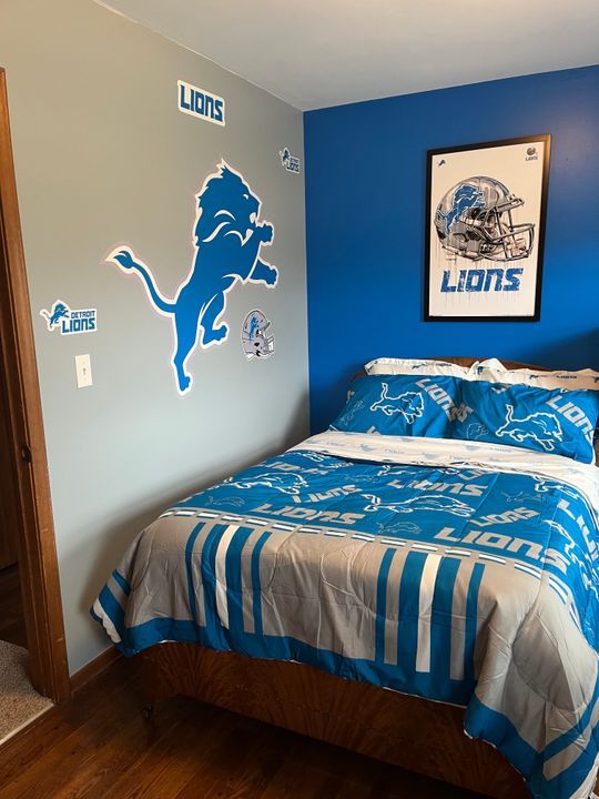 Detroit Lions - Logo - Official NFL - Reusable Vinyl Wall Decals – Fathead