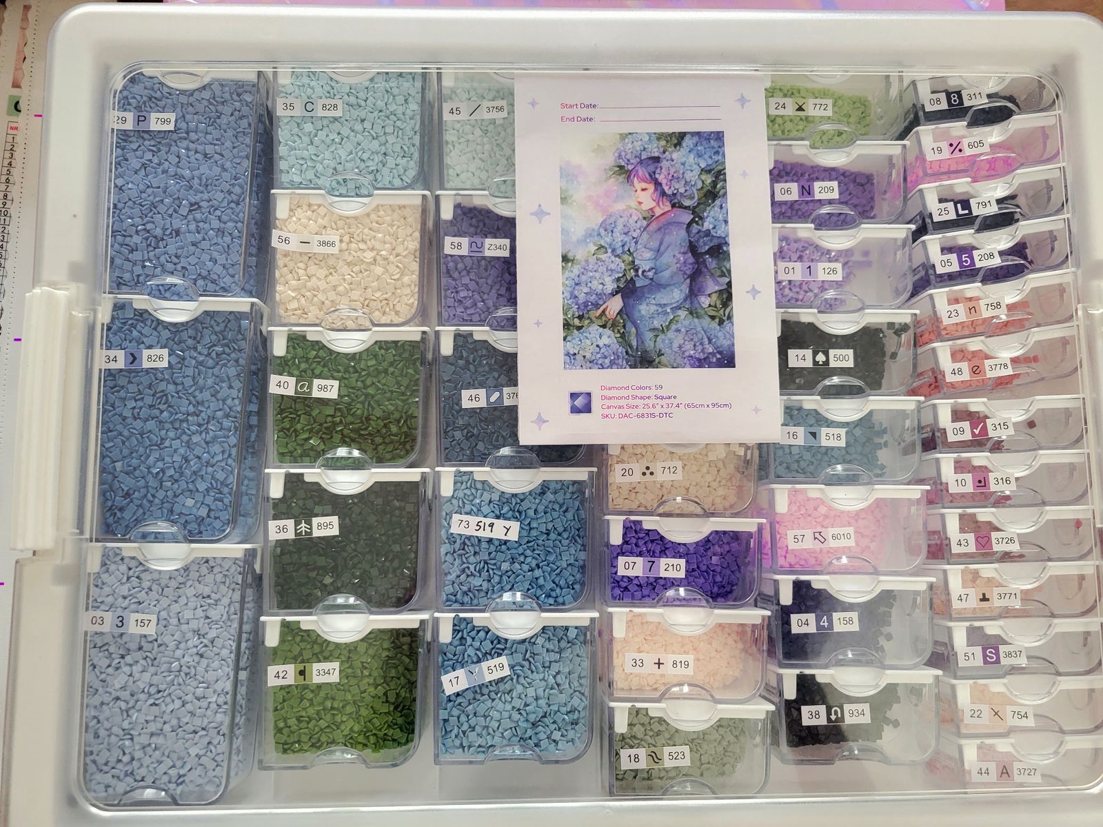 Premium 54-Container Diamond Storage Organizer – Diamond Art Club