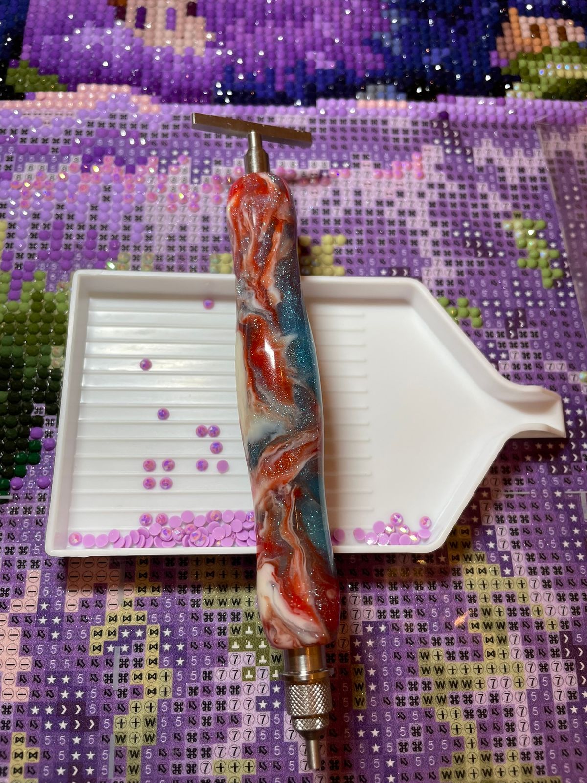 Twist And Pick Premium Pen - Fireworks Fandango Swirl – Diamond Art Club