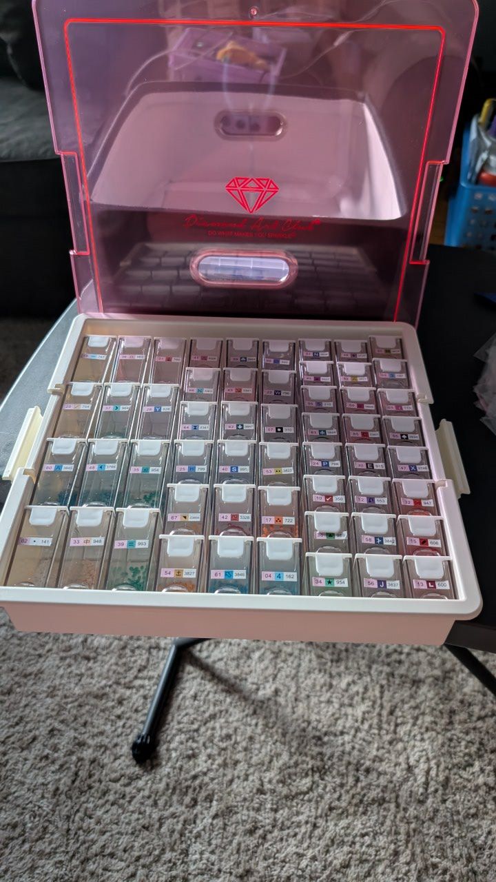 Premium 54-Container Diamond Storage Organizer – Diamond Art Club