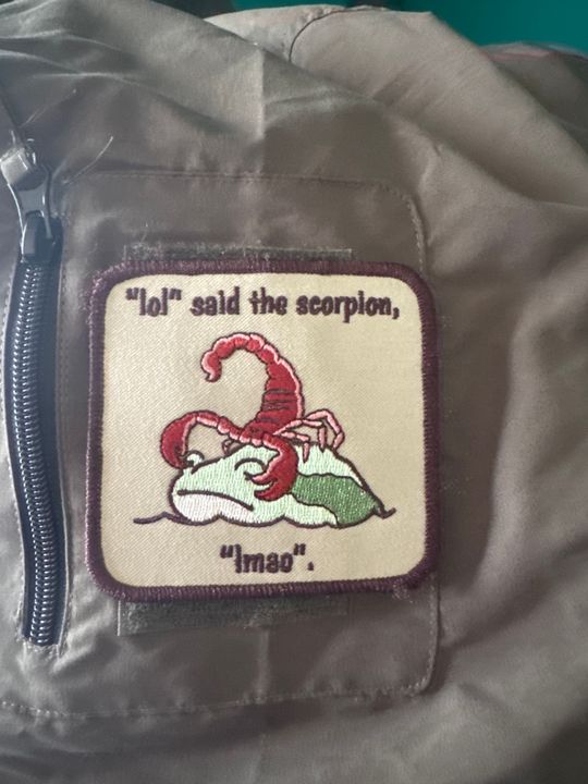 Lmao Scorpion Patch – KommandoStore