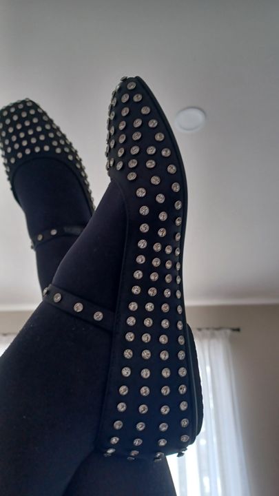 Ballet MJ Square Toe Blk Rhinestone – Rollie Nation